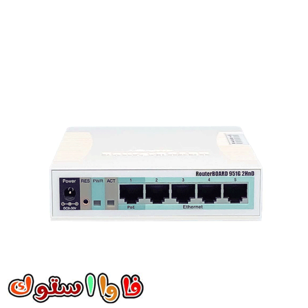 روتر وایرلس میکروتیک RB951G-2HnD - ارائه دهنده تجهیزات شبکه
