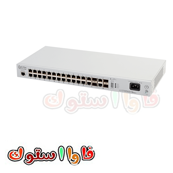 سوئیچ شبکه التکس 32 پورت MES2124P - ارائه دهنده تجهیزات شبکه