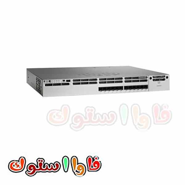 سوئیچ شبکه سیسکو 12 پورت WS-C3850-12S-E - ارائه دهنده تجهیزات شبکه